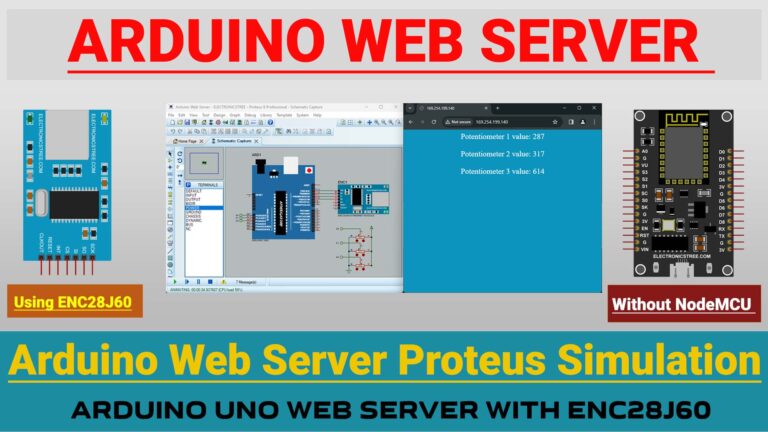Create Simple And Easy Arduino Web Server In Proteus With Enc28j60
